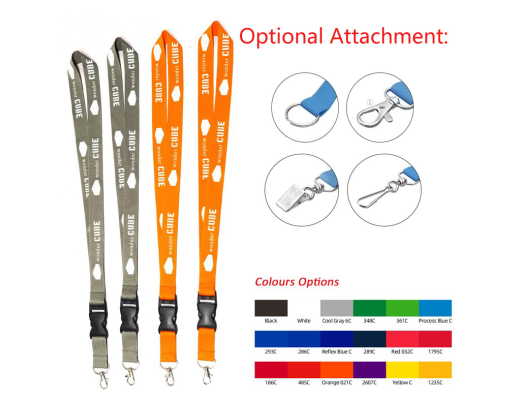 Branded 3/4" Custom Print Lanyard with Lobster Claw and Quick Release ...