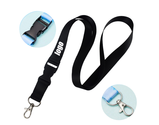 Customized Personalized Lanyards with Plastic Fastener VBSMQ-OXDNP
